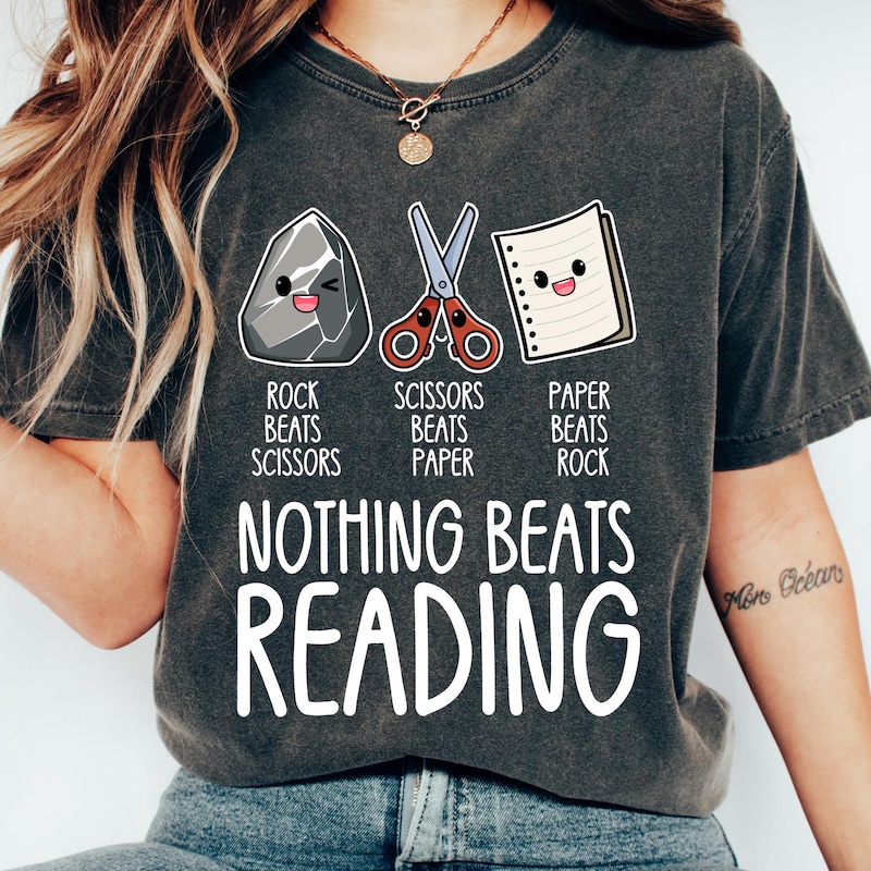 Paper Beats Rock T Shirt - Etsy