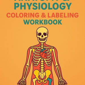 Anatomy & Physiology Coloring Workbook – Printable Labeling Sheets ...