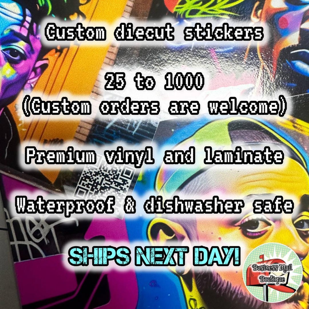 Custom Vinyl Stickers / Die Cut Stickers / Logo Stickers - Etsy