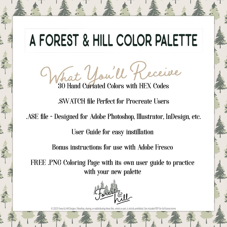 Fungi Forager Color Palette | Procreate Swatches & Adobe ASE | Earthy ...