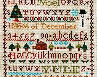 Noel Christmas Sampler Cross Stitch Chart PDF - Etsy