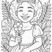 Afro Princess Coloring Pages | Black Girl Magic Affirmations ...