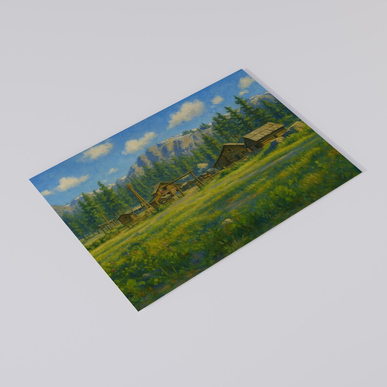 Hanging Dog Ranch RDR2 Oil Painting Poster | West Elizabeth Map Art ...