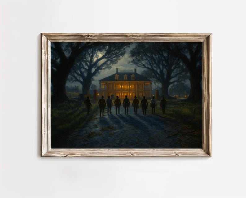 Braithwaite Manor RDR2 Oil Painting Poster | Lemoyne Map Art | Burning ...