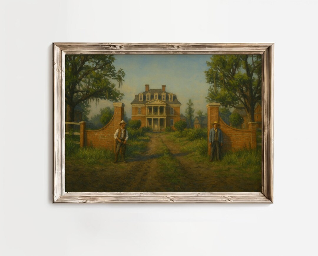 Caliga Hall RDR2 Oil Painting Poster | Lemoyne Map Art | Caliga Hall ...