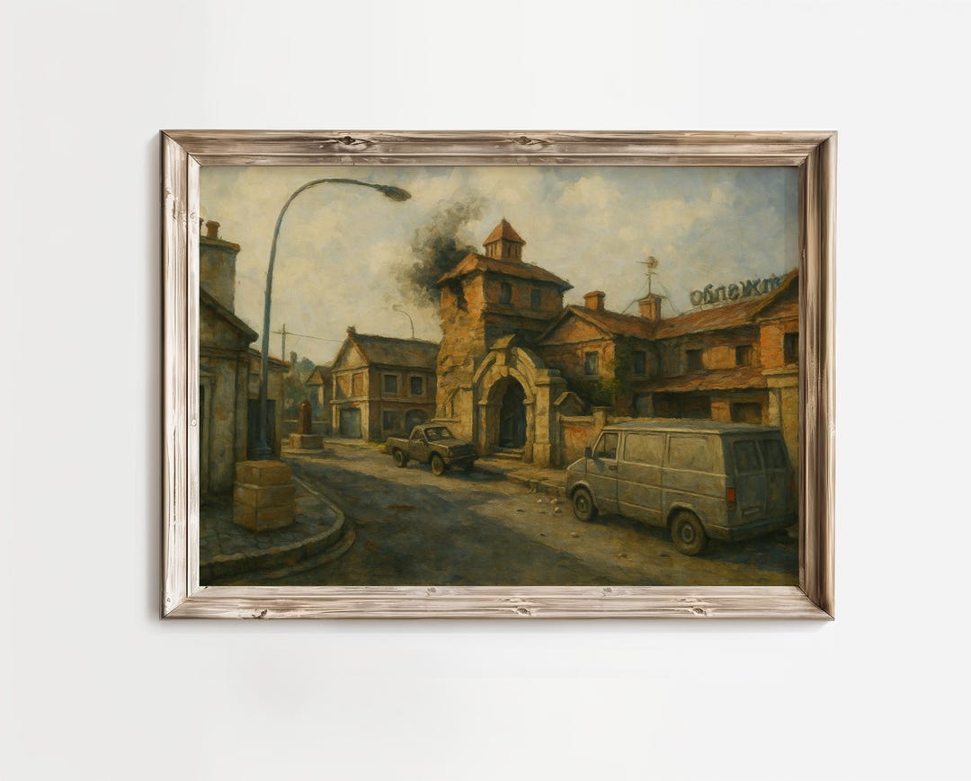 Standoff Landscape Oil Painting Black Ops 2 | Call of Duty Merch | Call ...