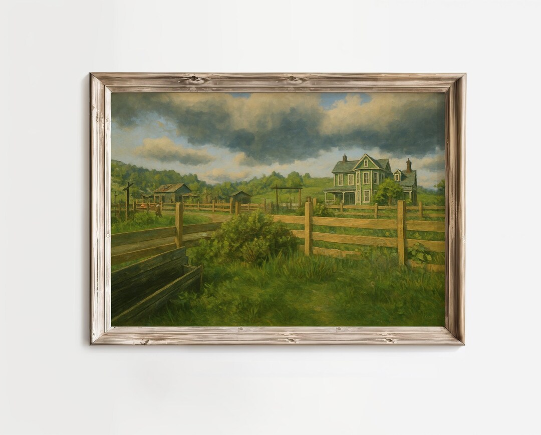 Emerald Ranch RDR2 Oil Painting Poster | New Hanover Map Art | Emerald ...