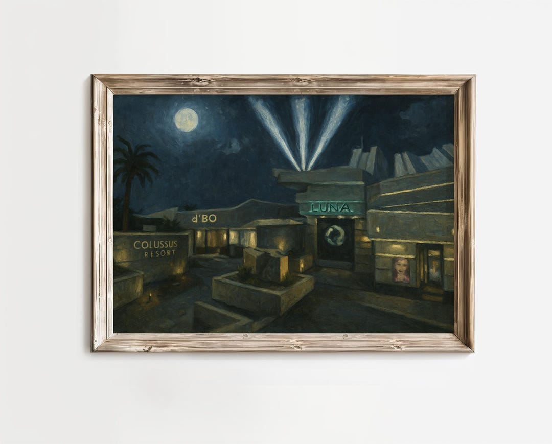 Plaza Landscape Oil Painting Black Ops 2 | Call of Duty Merch | Call of ...