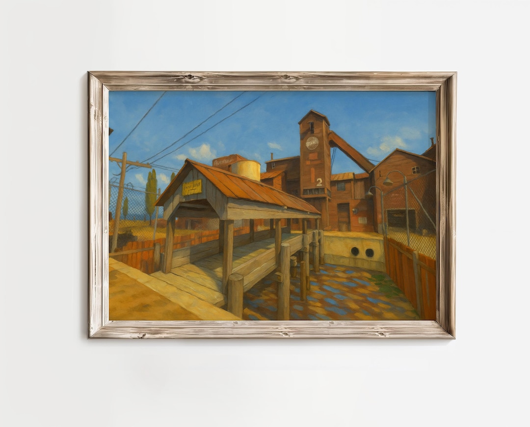 2fort Poster Team Fortress 2 | TF2 Wall Art | 2fort Map Print | Gamer ...
