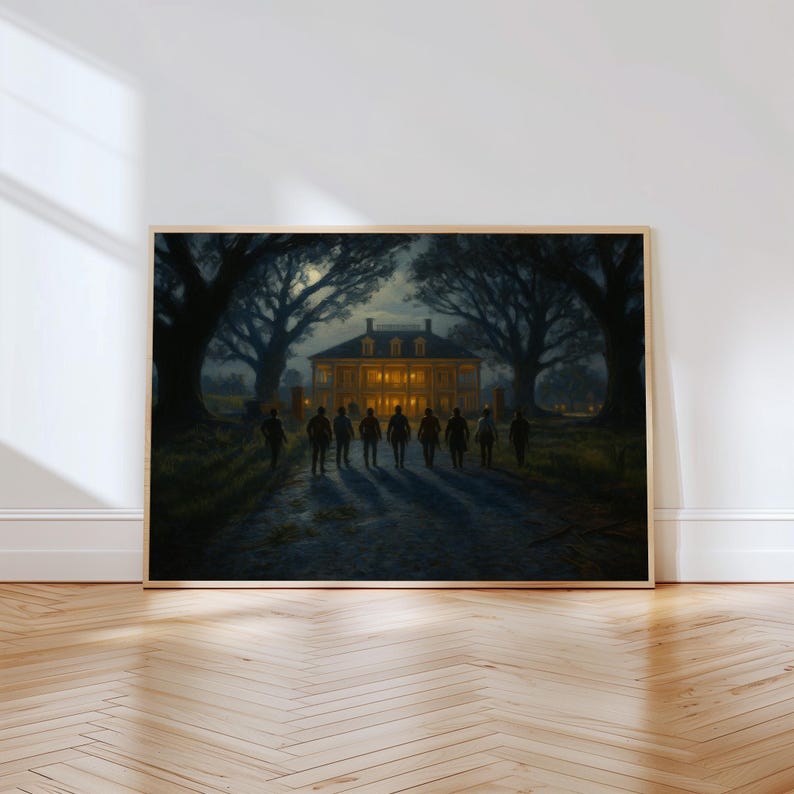 Braithwaite Manor RDR2 Oil Painting Poster | Lemoyne Map Art | Burning ...