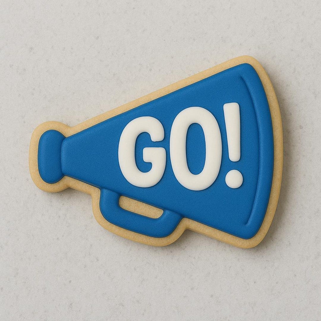 Cheer Megaphone Cookie Cutter – Let’s GO! - Etsy