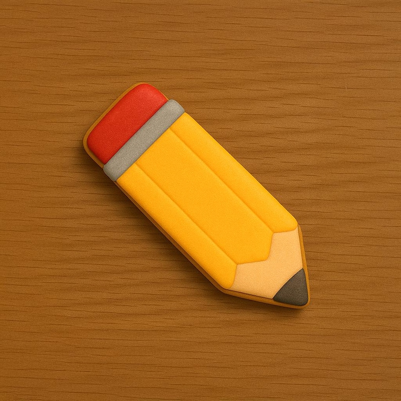School Pencil Cookie Cutter – Write Sweet Memories! - Etsy