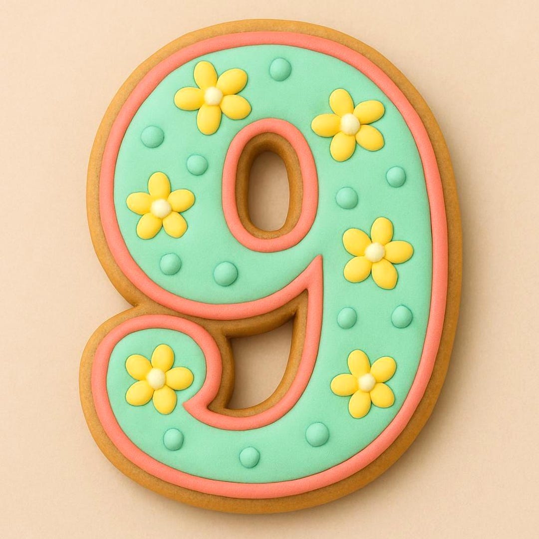Number 9 Cookie Cutter – Perfect for Custom Treats! - Etsy