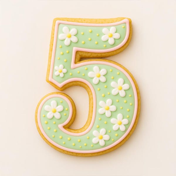 Number Cookies - Etsy
