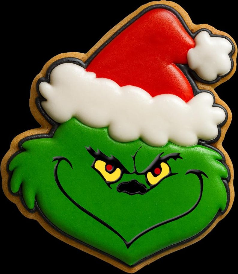 Grinch Set Cookie Cutter Set | Christmas Cookie Cutters | Grumpy Hand ...