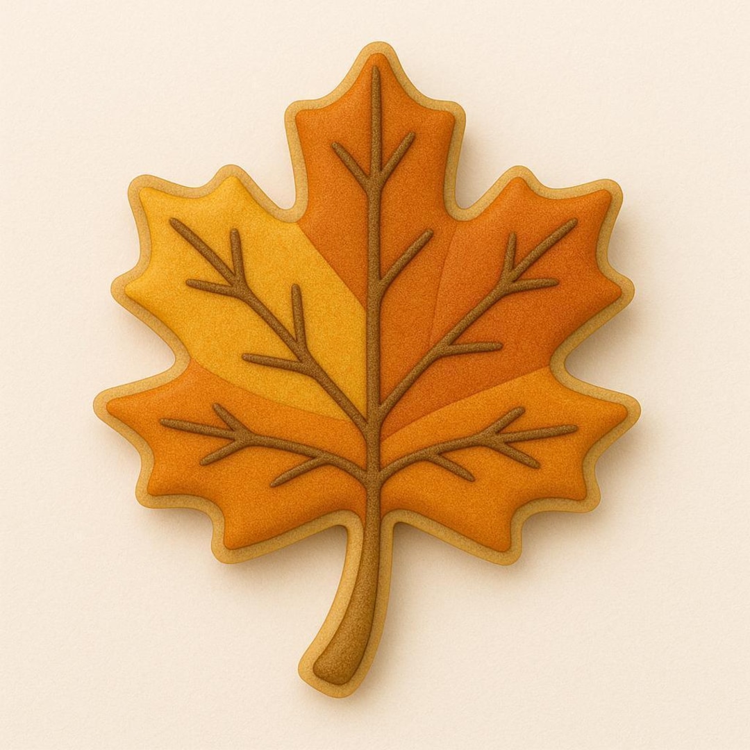 Fall Maple Leaf Cookie Cutter – Classic Autumn Charm! – Two Styles to ...