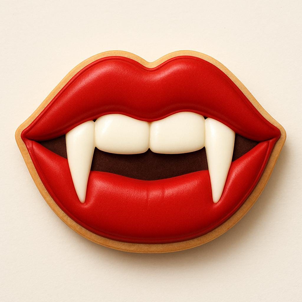 Vampire Lips Cookie Cutter – Fang-tastically Fierce! - Etsy