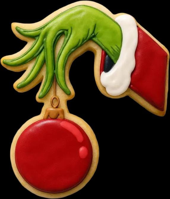 Grinch Set Cookie Cutter Set | Christmas Cookie Cutters | Grumpy Hand ...