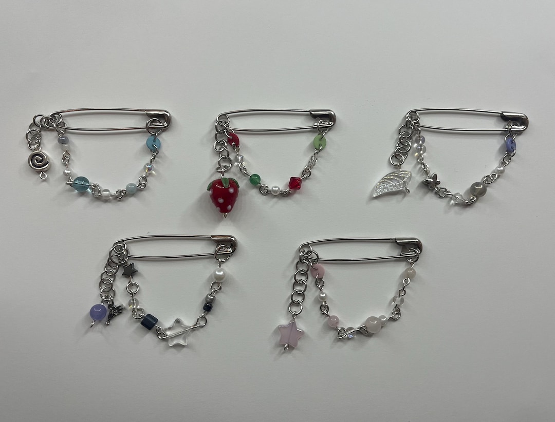 Safety Pin Bag Charms - Etsy