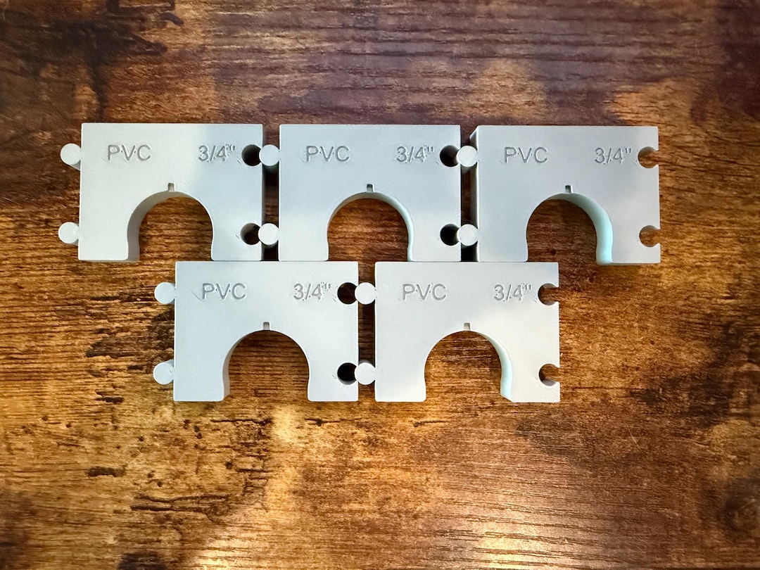 Snap-on PVC Conduit Spacers – 20 Pack of 3/4" Pipe Clips for Strapping ...