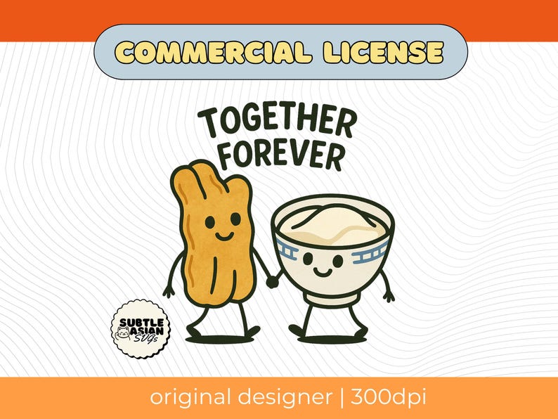 Cute Cartoon Chinese Donut Soy Milk PNG Digital Download - Etsy