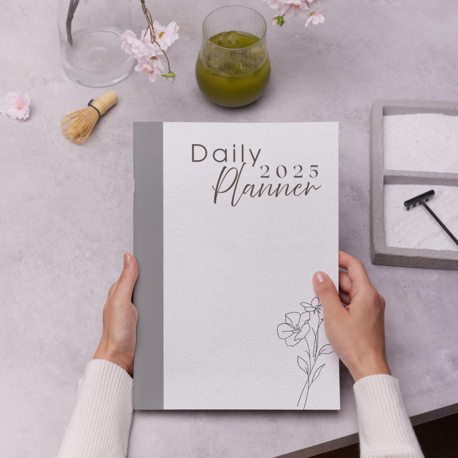 Minimalist Daily Planner – Printable and Digital PDF | Editable ...