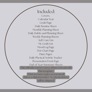 Minimalist Daily Planner – Printable and Digital PDF | Editable ...