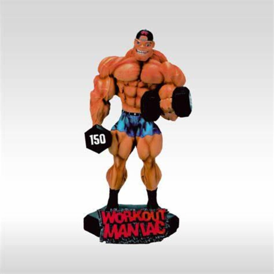 Handmade Xtreme Workout Maniac Muscle Figurines Bodybuilder ...