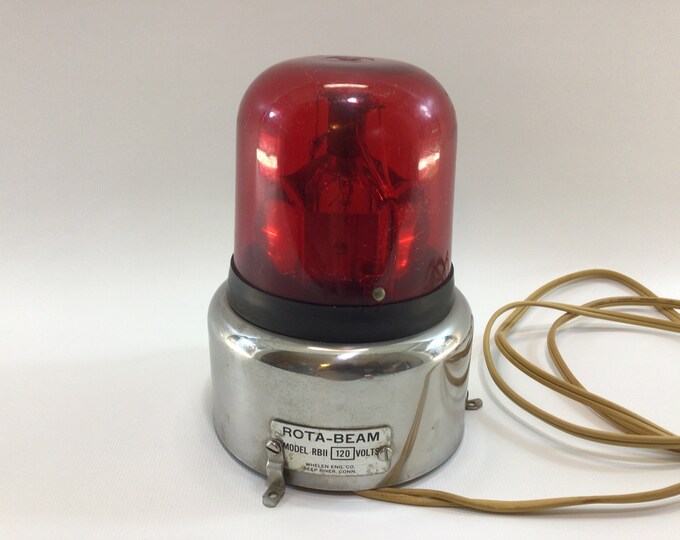Rota-beam Model RB-II Vintage 120v Red Rotating Bubble Light - Etsy