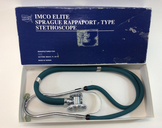 Stethoscope IMCO Elite Teal Sprague Rappaport Type Vintage Nurses ...