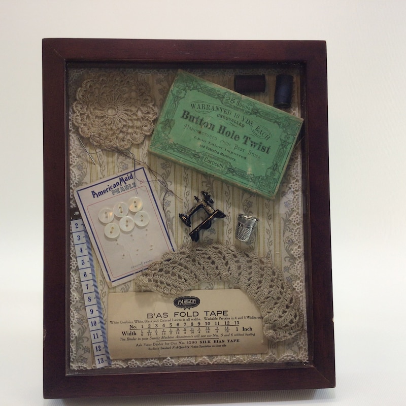 Vintage Shadow Box - Etsy