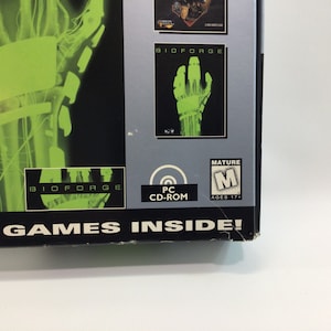 Bioforge System Shock Wing Commander Vintage PC Video Game 1994 Origin ...