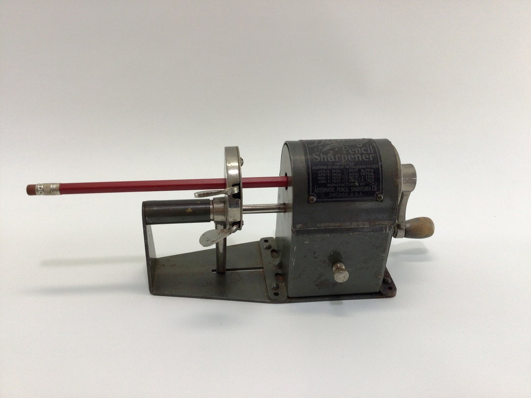 Antique Dandy Automatic Feed Pencil Sharpener Collectible Industrial ...