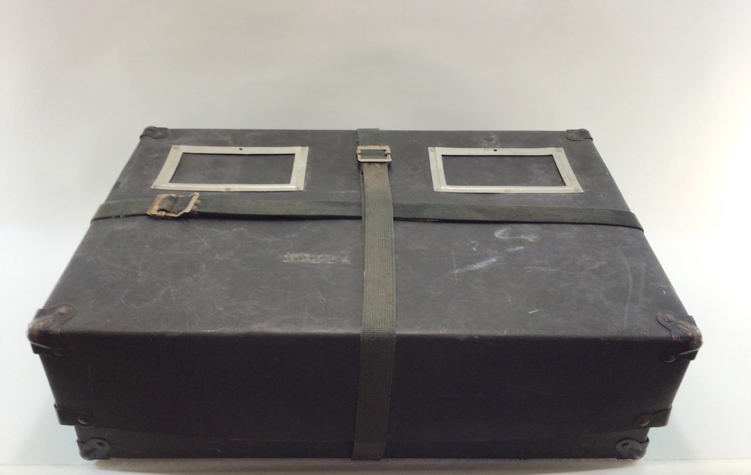 Postal 20" Strapped Shipping Container Black Heavy Cardboard ...