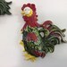 Ceramic Roosters Wall Decor Farmhouse Country Kitchen Vintage - Etsy