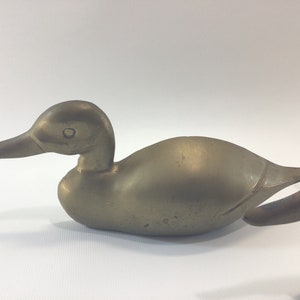 Solid Brass 3 Piece Duck Set Vintage Enesco Home Decor - Etsy