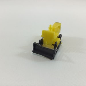 Vintage Toy Power Dozer Yellow 1950s Polythene Miniatures Plastic No ...