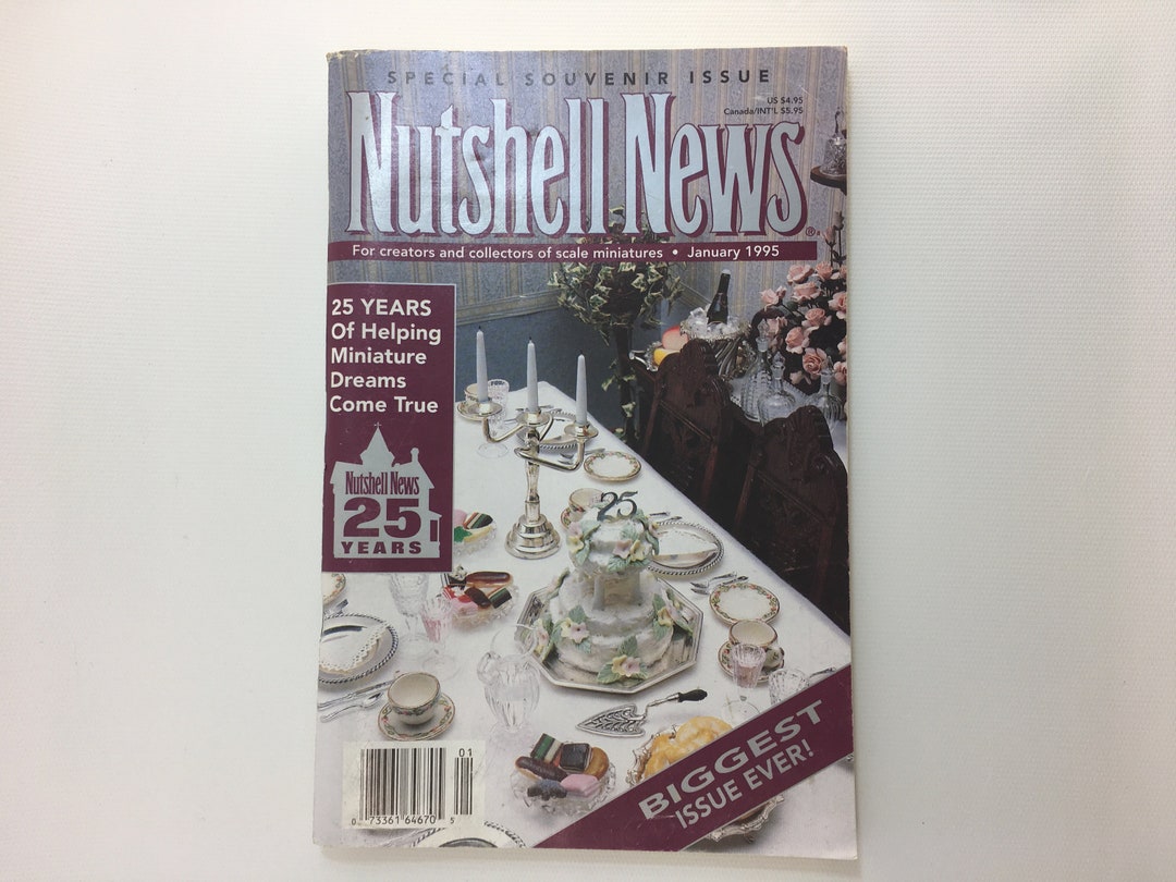 Nutshell News 1995 Dollhouse Miniatures Magazine - Choose Monthly Issue ...