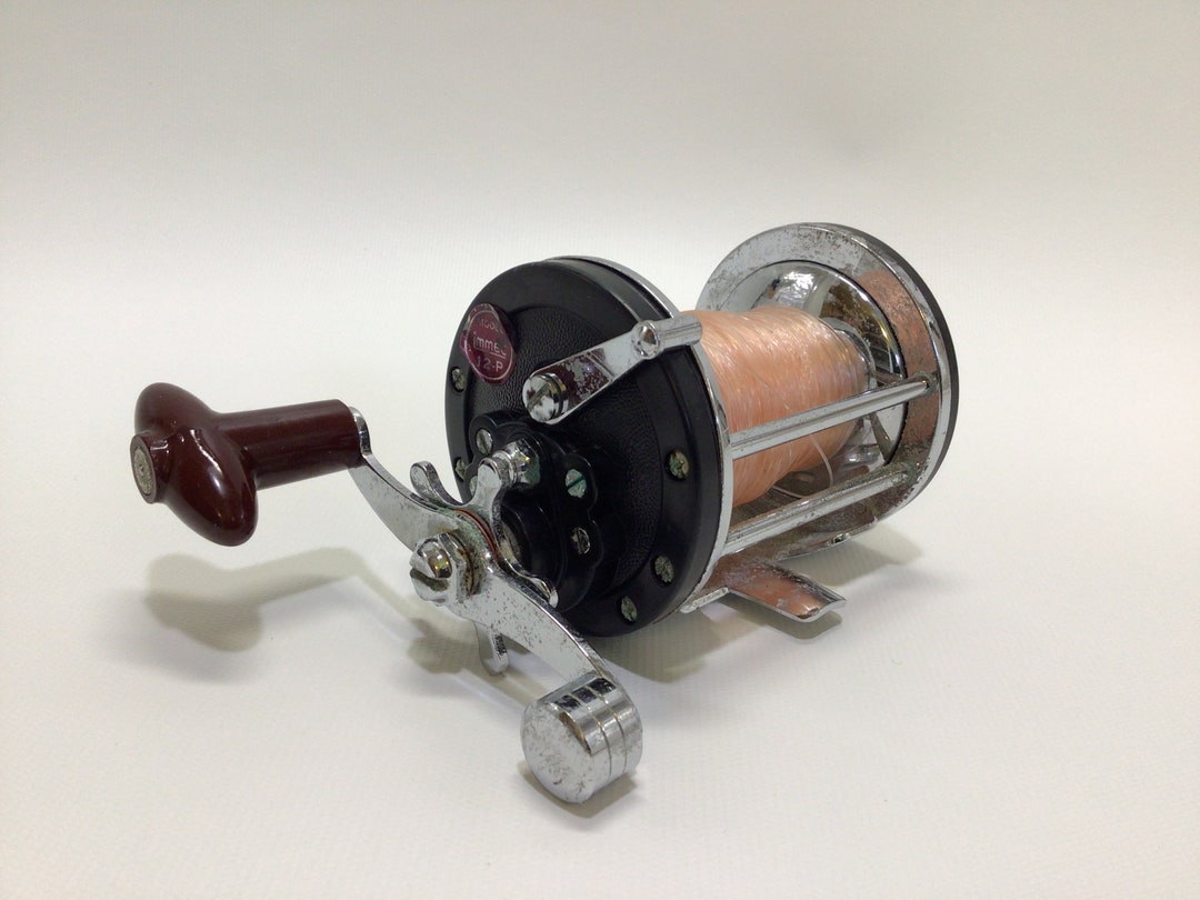 Immec Model 12-P Baitcasting Reel Fishing Tackle Vintage Outdoor ...