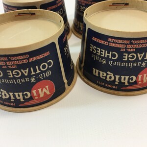 Vintage Cottage Cheese Container Michigan Old Fashion Style Small ...