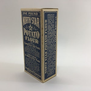 North Star Potato Flour 1 Lb Box Vintage General Store Advertising ...
