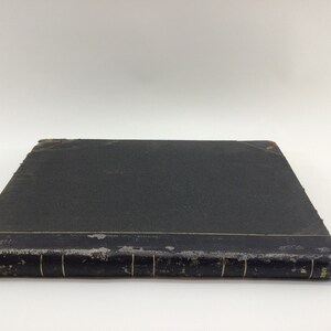 Old Hardcover Novel Manuscript Book Vintage Ephemera Repurpose Art ...