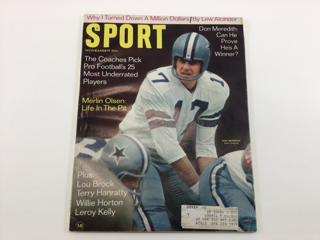 Sport Magazine November 1968 Edition Vintage Sporting Ephemera - Etsy