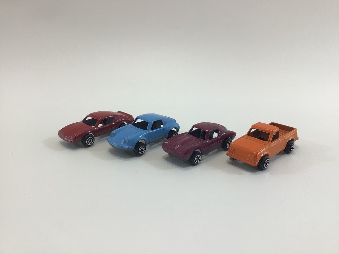 1980s Tootsietoy Diecast Cars Lot of 4 Assorted Vintage Vehicles Orange ...