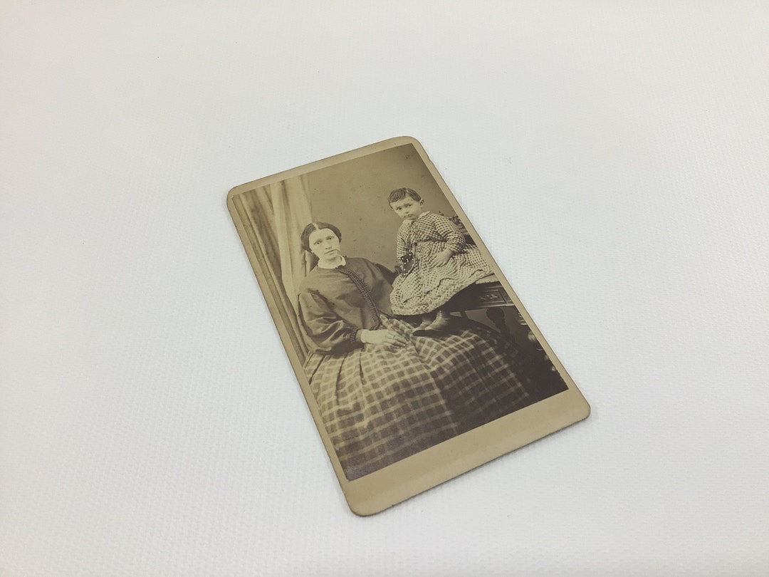 Victorian CDV Cabinet Card 2.5" X 4" Portrait Photograph Mother ...