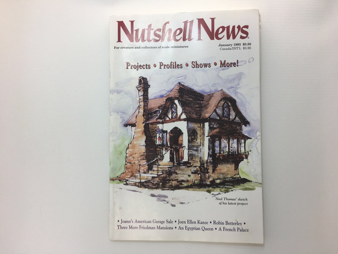 Nutshell News 1993 Dollhouse Miniatures Magazine - Choose Monthly Issue ...