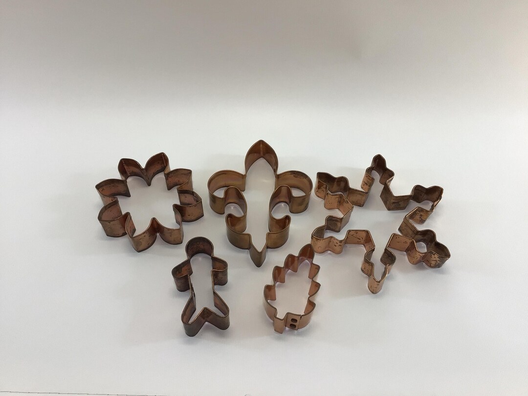 BMC Cookie Cutters 5 Boston Mountain Company Solid Copper Kitchen ...