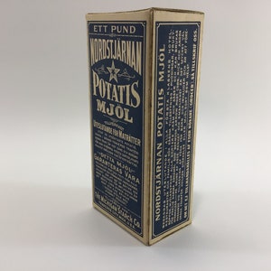 North Star Potato Flour 1 Lb Box Vintage General Store Advertising ...