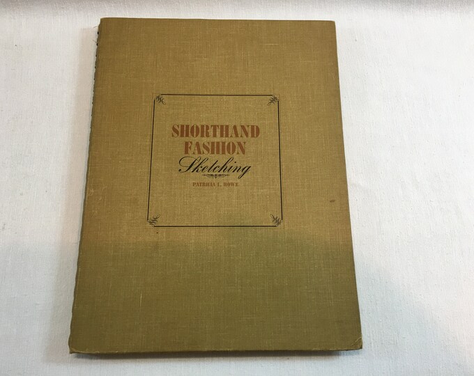 1964 Edition of Shorthand Fashion Sketching by Patricia L. Rowe - Etsy