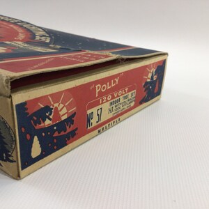 Polly Tree Lighting Set Vintage Christmas Lights 7 Bulb Strand No 57 ...